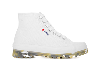 Superga 2341 Alpina Marblegum White Silver - Bidoo